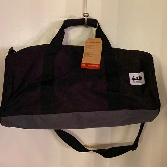 projekt | Bags | Nwt Projekt Duffle Bag Black Overnighter | Poshmark